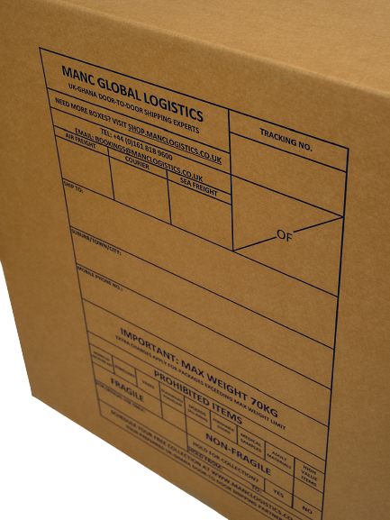 UK-Ghana Large Shipping Box to Accra | Manc Global Logistics